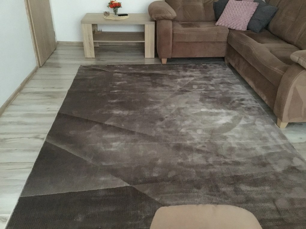 Ayyildiz, Kusový koberec Miami 6590 brown, 80x300, hnědá, kancelář