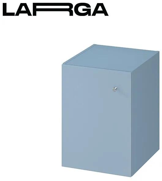 Cersanit Larga, modulová spodní závěsná skříňka 40x55x44 cm, modrá matná, S932-012