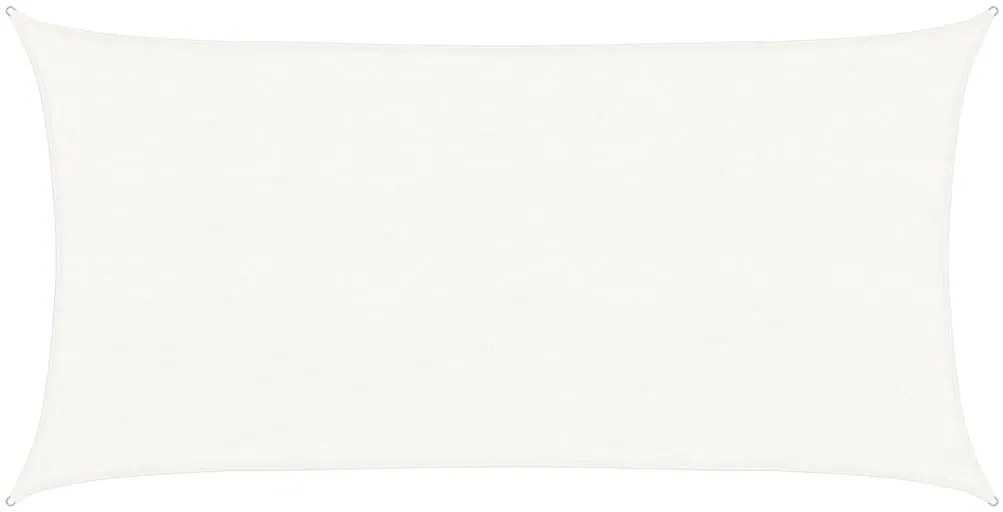 Plachta proti slunci 160 g/m² bílá 2,5 x 5 m HDPE 311236