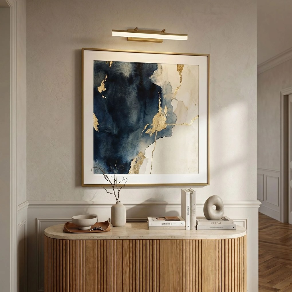 Toolight Rea, Koupelnové nástěnné LED svítidlo APP1875-1W 40cm BRUSH GOLD, OSW-66030