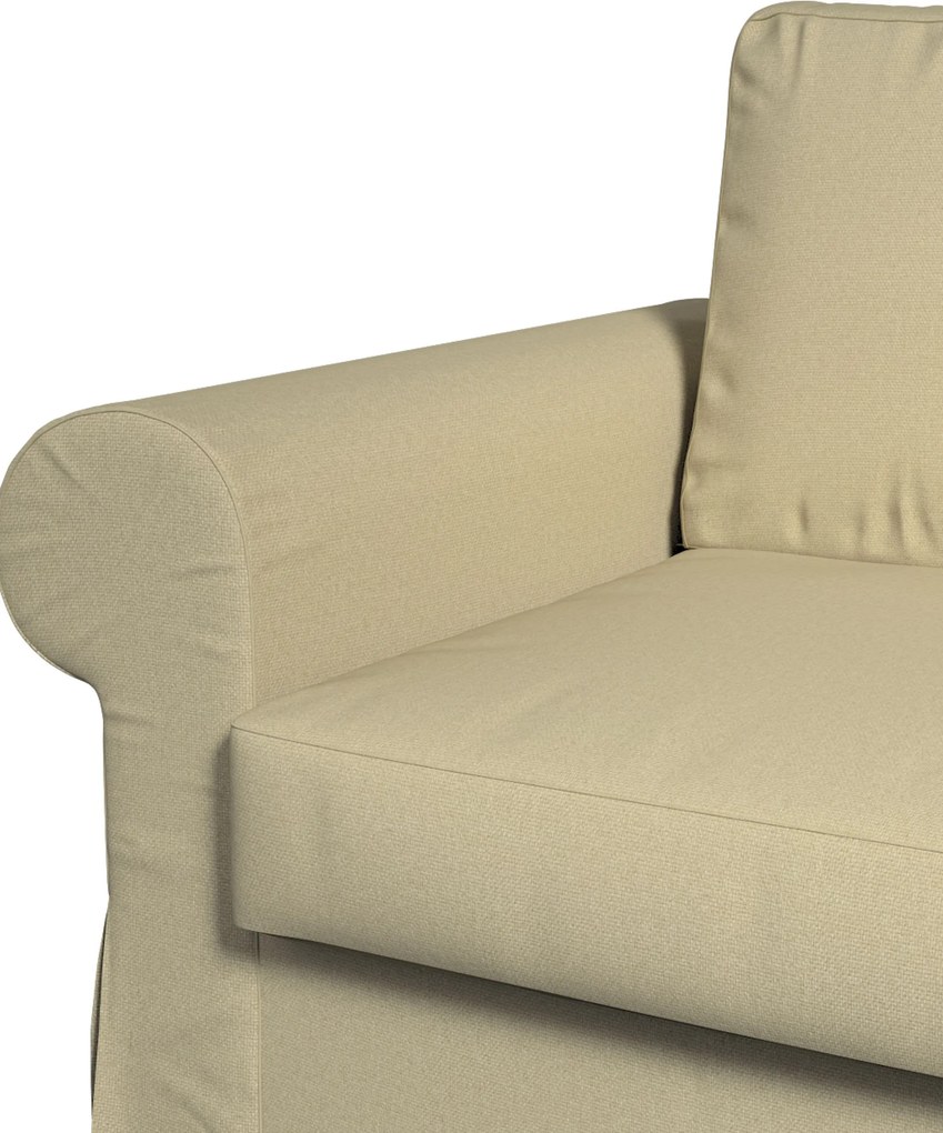 Potah na pohovku IKEA Backabro 2-místná, rozkládací barva zelená látka pletený vzor