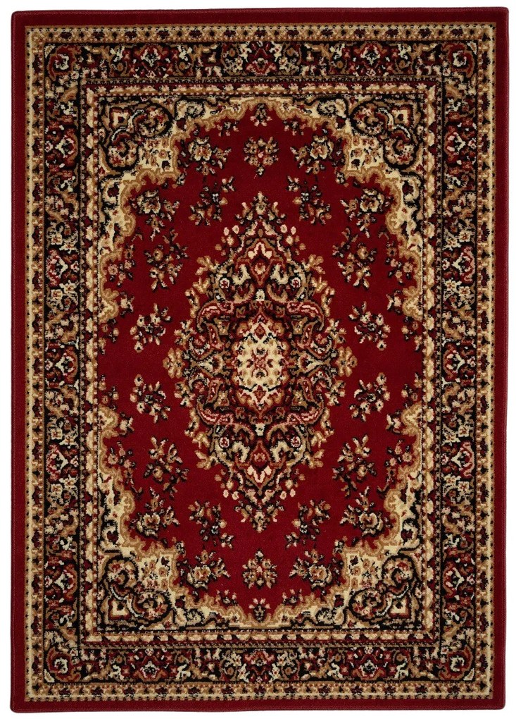 Spoltex, Kusový koberec Samira New Red 12001-011, 200x280, červená, chodba / předsíň