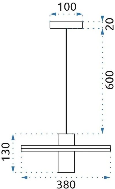 Toolight Loft stropní lampa APP740-3CP