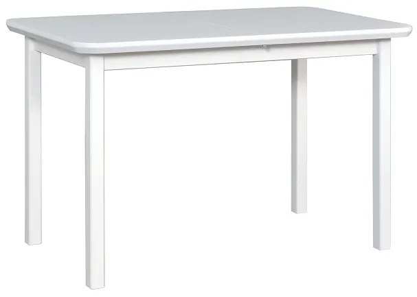 Jídelní stůl Miro Zvolte barvu nožek: Bílá, Barva horní desky stolu (dýha): Bílá