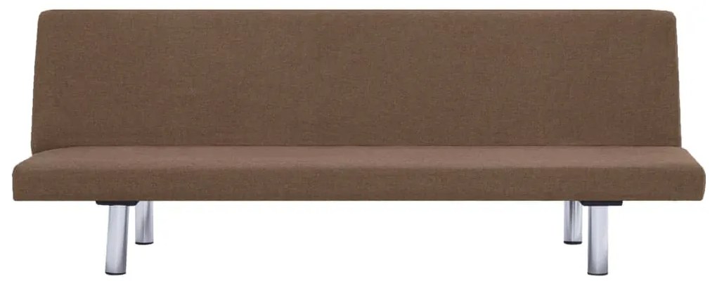 vidaXL 282195 Marketos Sofa Bed Brown Polyester