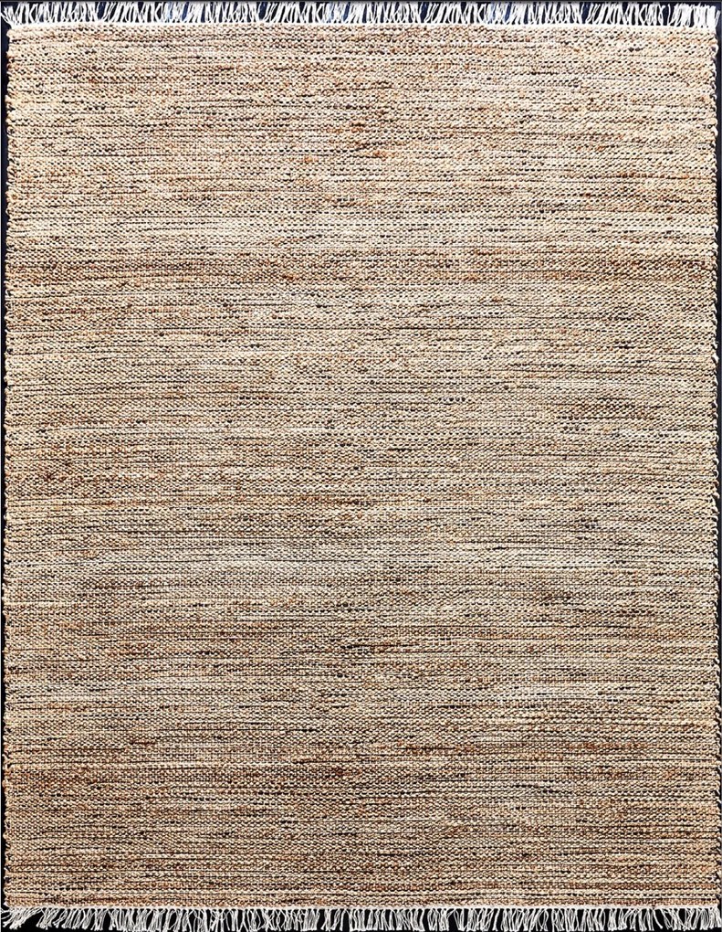 Diamond Carpets India, Ručně vázaný kusový koberec Agra Street 75 Natural Black, 140x200, béžová, chodba / předsíň
