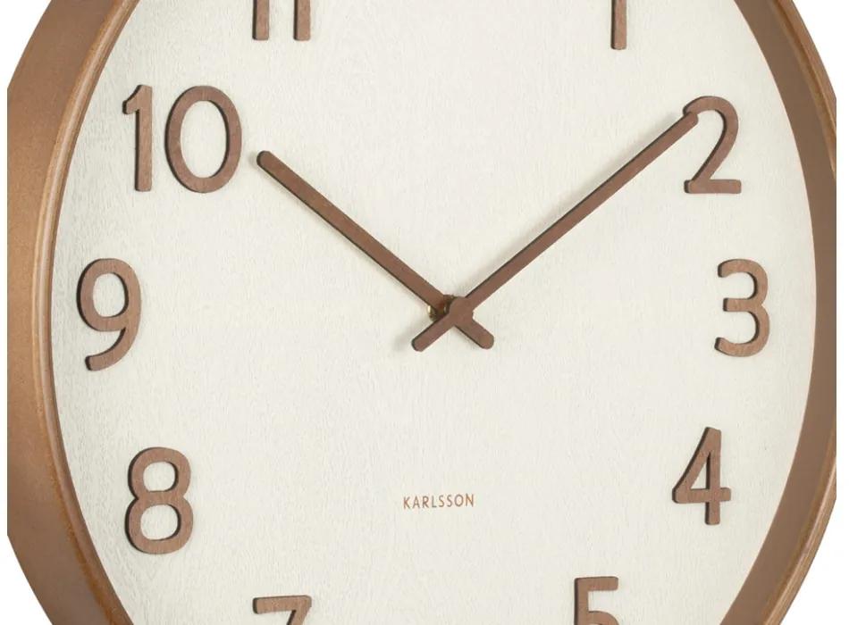 Designové nástěnné hodiny 5872WH Karlsson 40cm