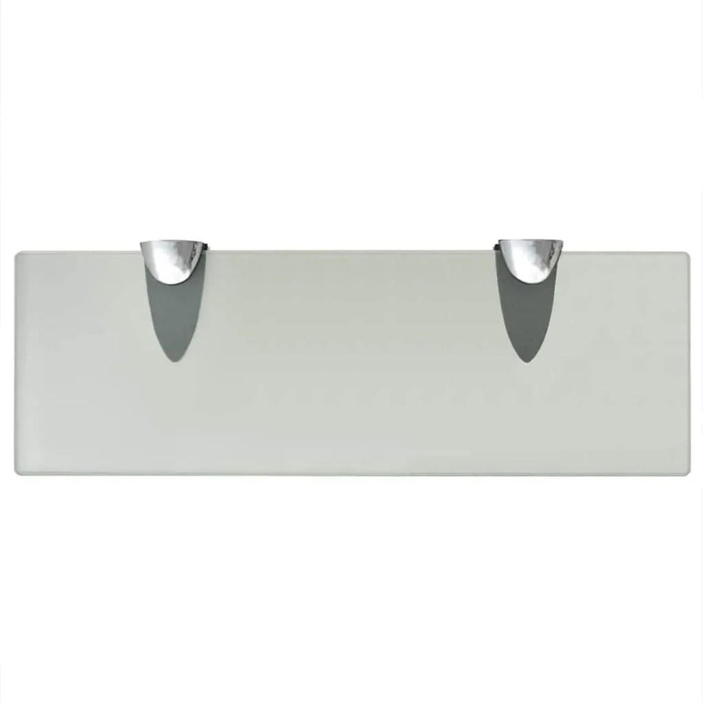 Plovoucí police 2 ks sklo 30 x 10 cm 8 mm 3051510