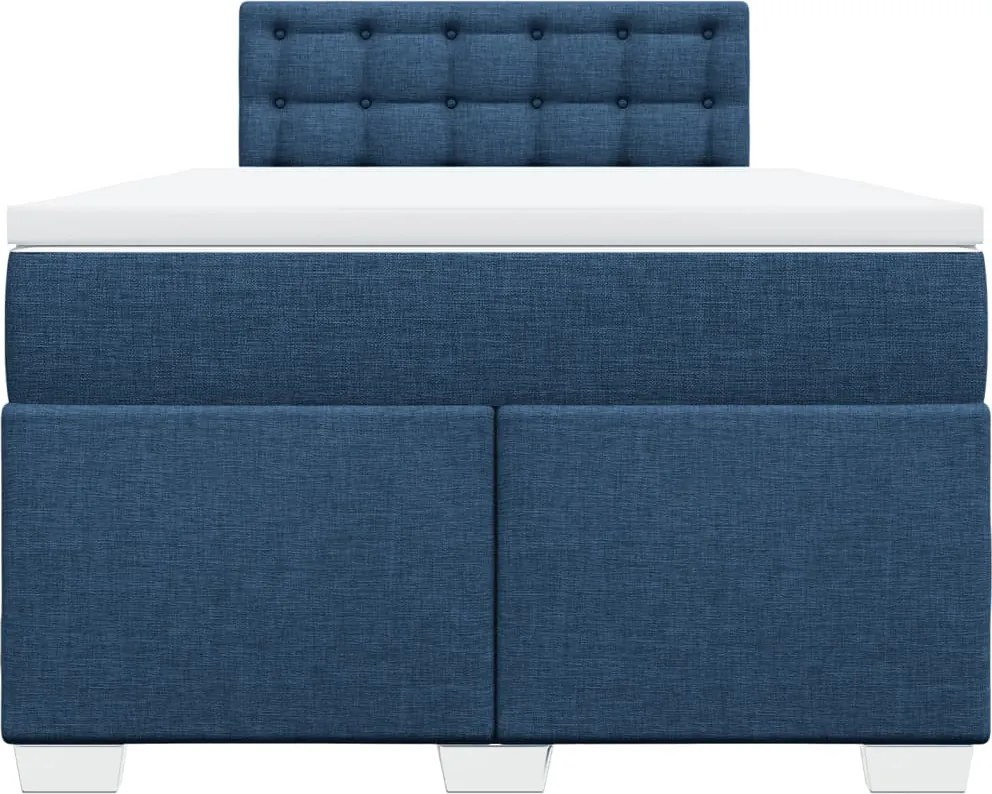 Box spring postel s matrací černá 120x190 cm textil 3288147