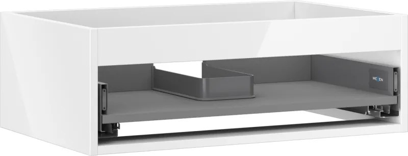 Mexen Box-A, závěsná skříňka 70 cm, 1 zásuvka, bílá lesklá, 91AX0-0700-235-1-00