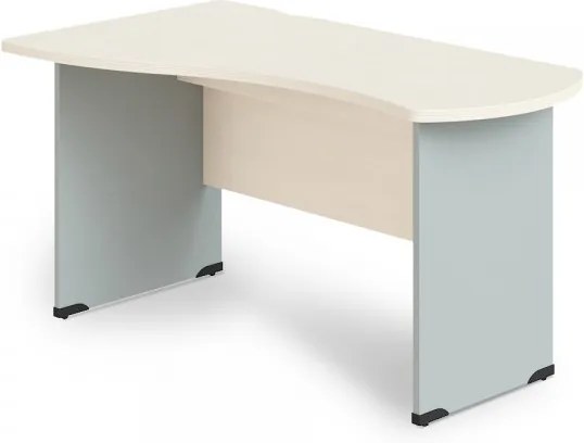 Rohový stůl Manager, levý 140 x 80 cm bříza