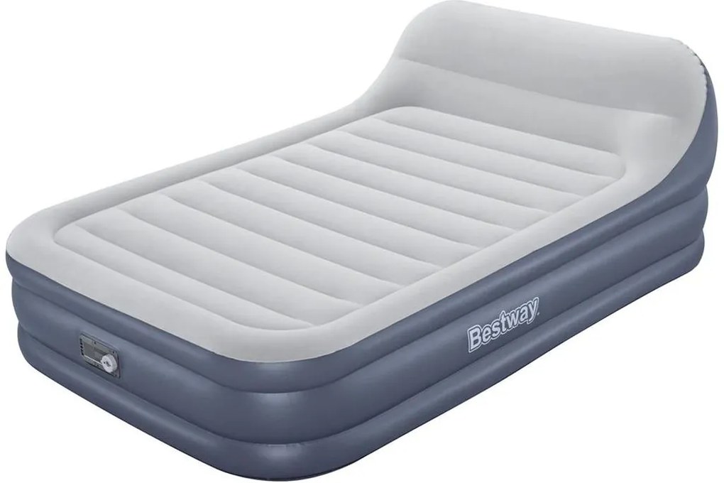 BESTWAY TriTech SleekFlow Nafukovací postel s čelem a pumpou, 226 x 152 x 84 cm 67923