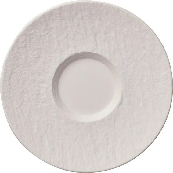 Villeroy & Boch Manufacture Rock Blanc podšálek k šálku na bílou kávu, Ø 17 cm 10-4240-1220