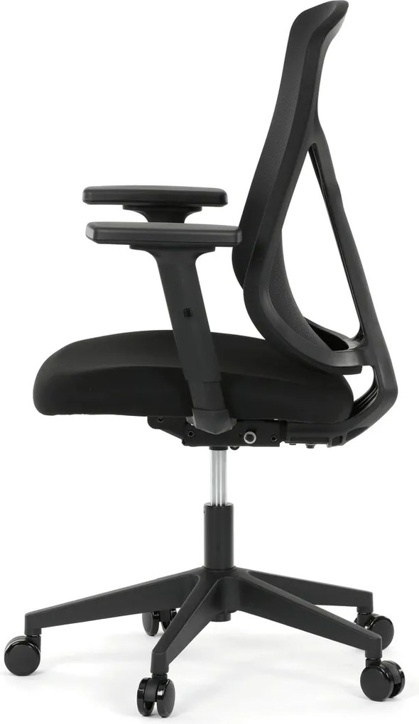 Ergonomická kancelářská židle NOMI - černá síťovina