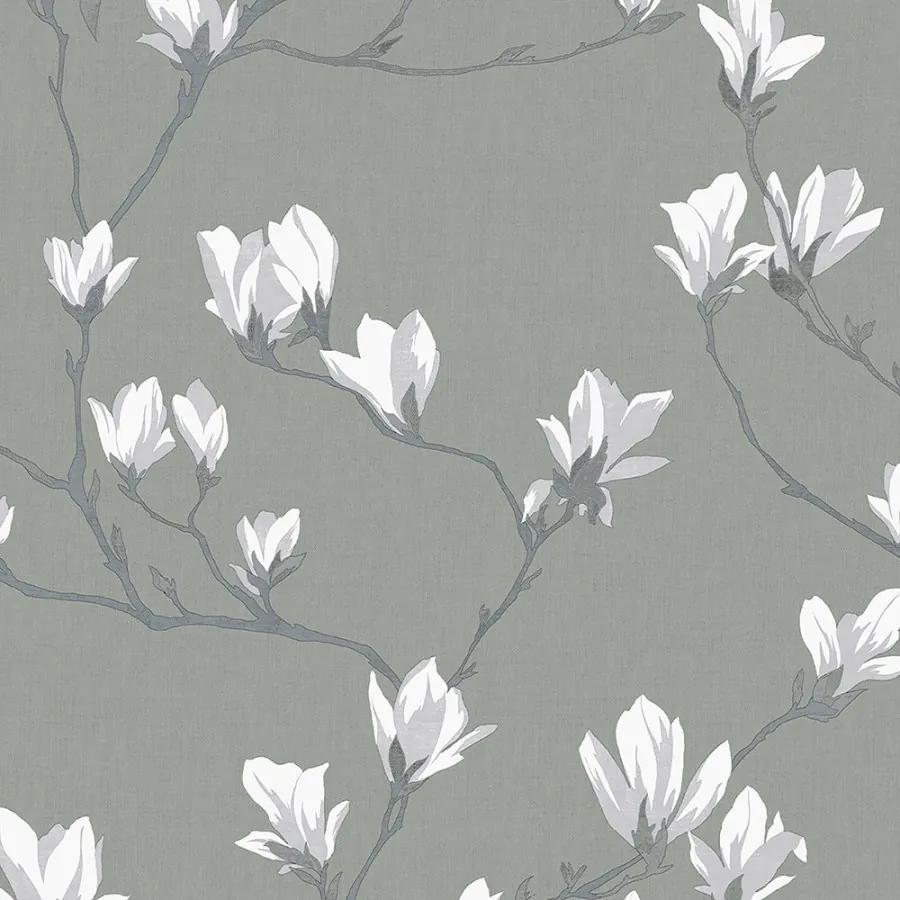 Vliesová tapeta s květy magnólií 113354 | Lepidlo zdarma