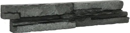 Obklad Vaspo kámen považan černá 6,7x37,5 cm reliéfní V53201