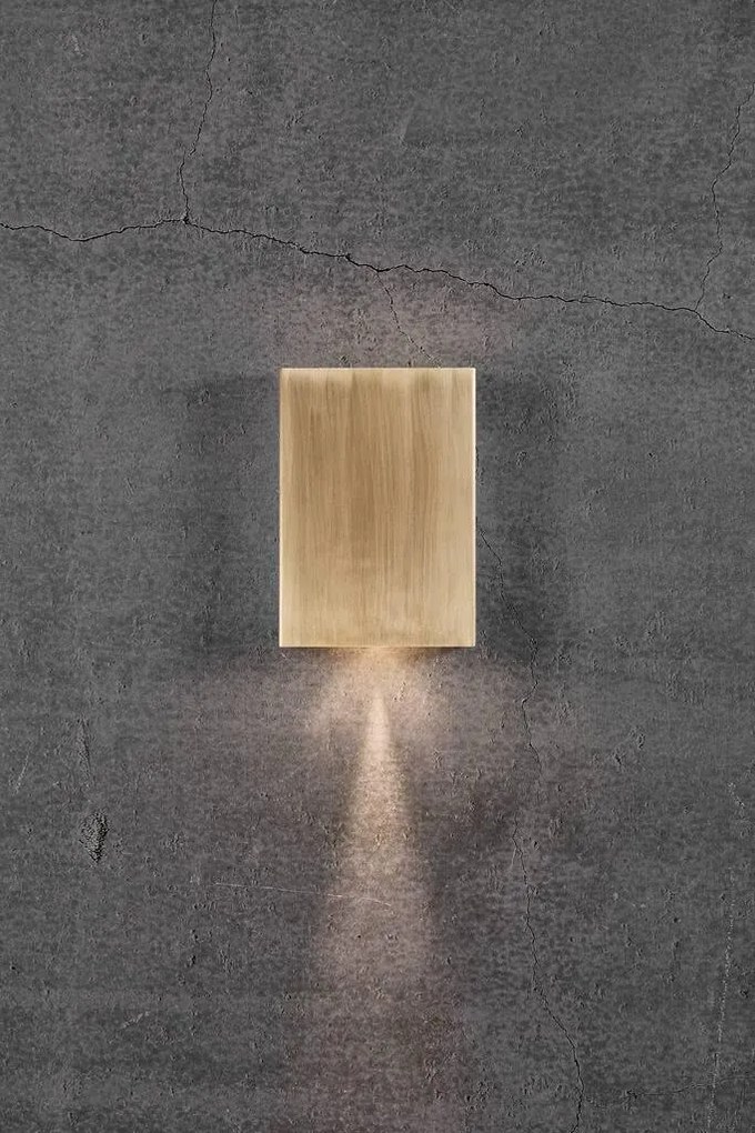 NOR 2019051035 Venkovní nástěnné svítidlo Fold 15 2x5W LED mosaz čirá - NORDLUX