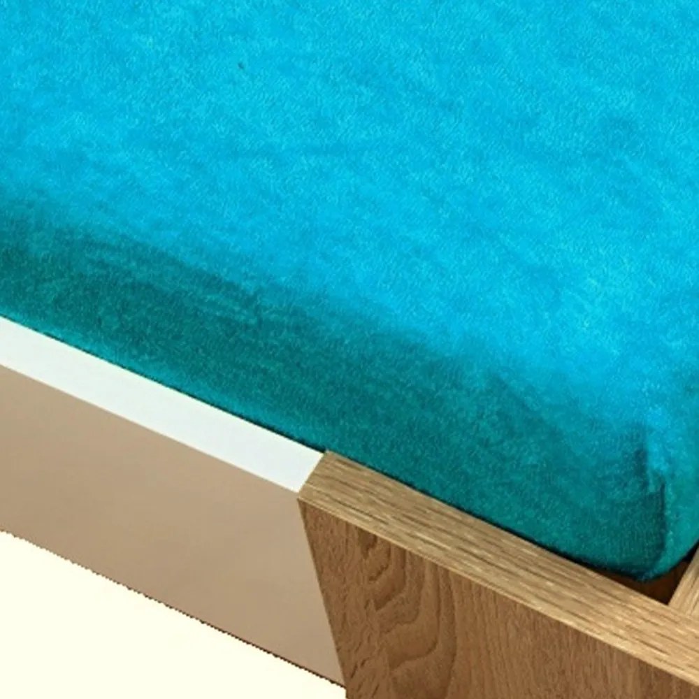 Homa froté prostěradlo PLUS turquoise 130 g