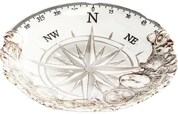 Dekorativní mísa Compass Lightblue O40cm