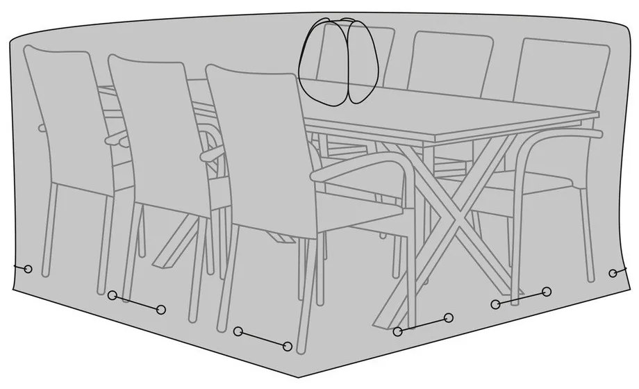 Ochranný obal pro zahradní stůl 235x155x95 cm – House Nordic