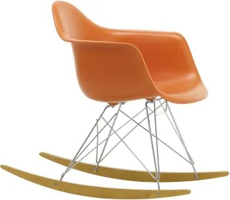 Eames Plastic Armchair RAR chrom rezavá javor Vitra