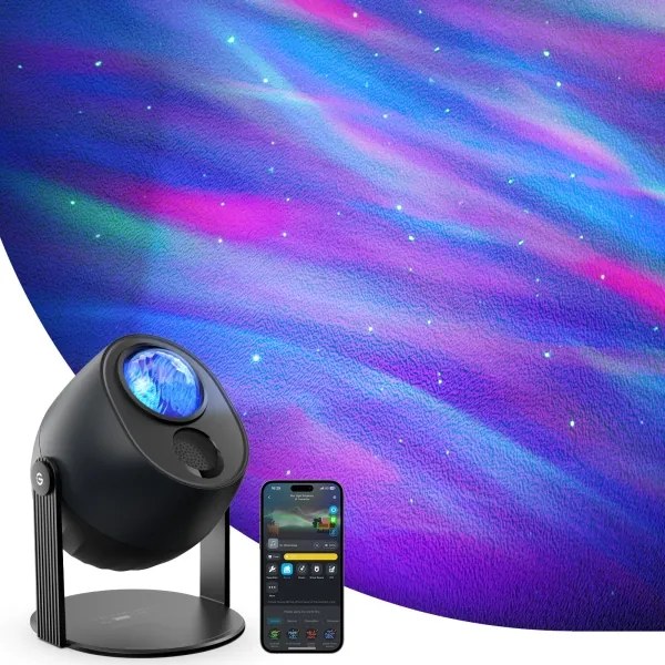 Govee - LED RGBW Galaxy Light Projector Pro Wi-Fi Matter