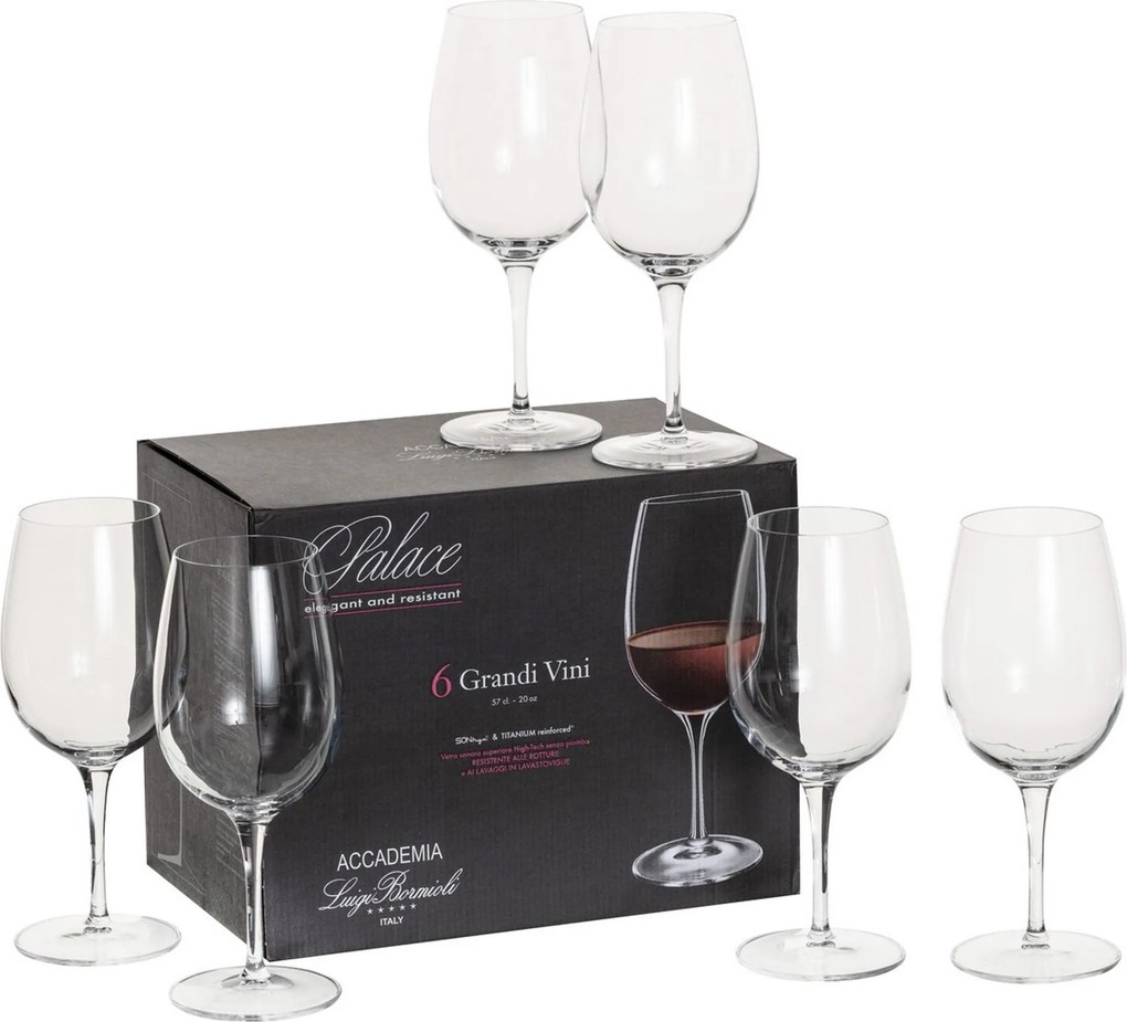 Sklenice na víno Palazzo 6ks. 570ml