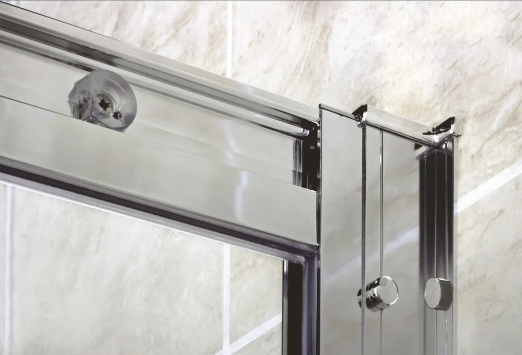NATALI HARD 90x80 Clear Levý Sprchový kout asymetrický