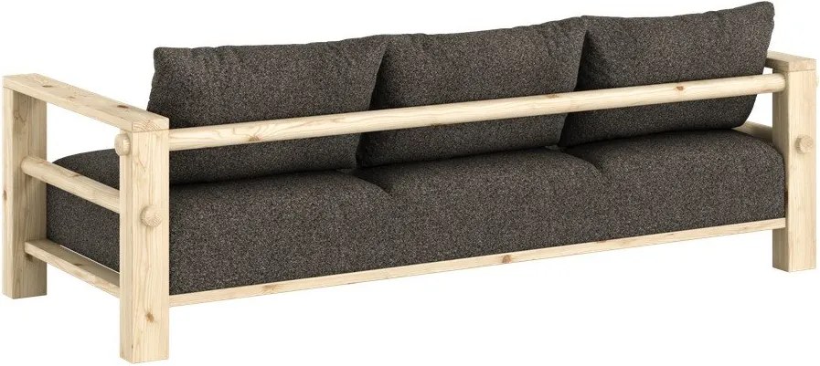 Tmavě šedá pohovka 225 cm Bare – Karup