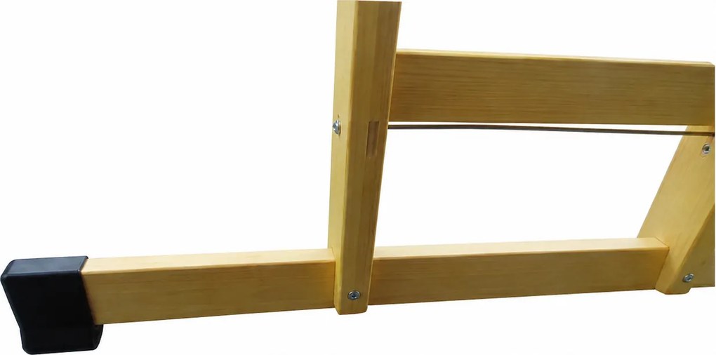 Dřevěný jednostranný opěrný žebřík Sadař, 4 m