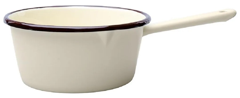 EMALIA Rendlík smaltovaný 16cm 1,23l krémový