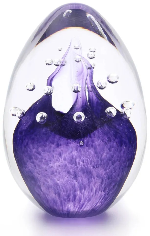 Skleněné těžítko - dekor 02, Ametyst, 7 cm | České sklo od Artcristal Bohemia