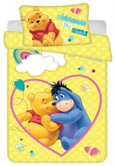 Jerry Fabrics Povlečení do postýlky WTP Smile 100x135, 40x60 cm