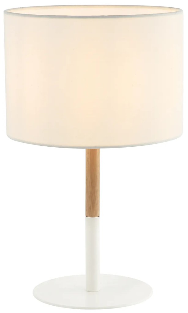 Zambelis 20215 stolní lampa, bílá, 1xE14, 37cm