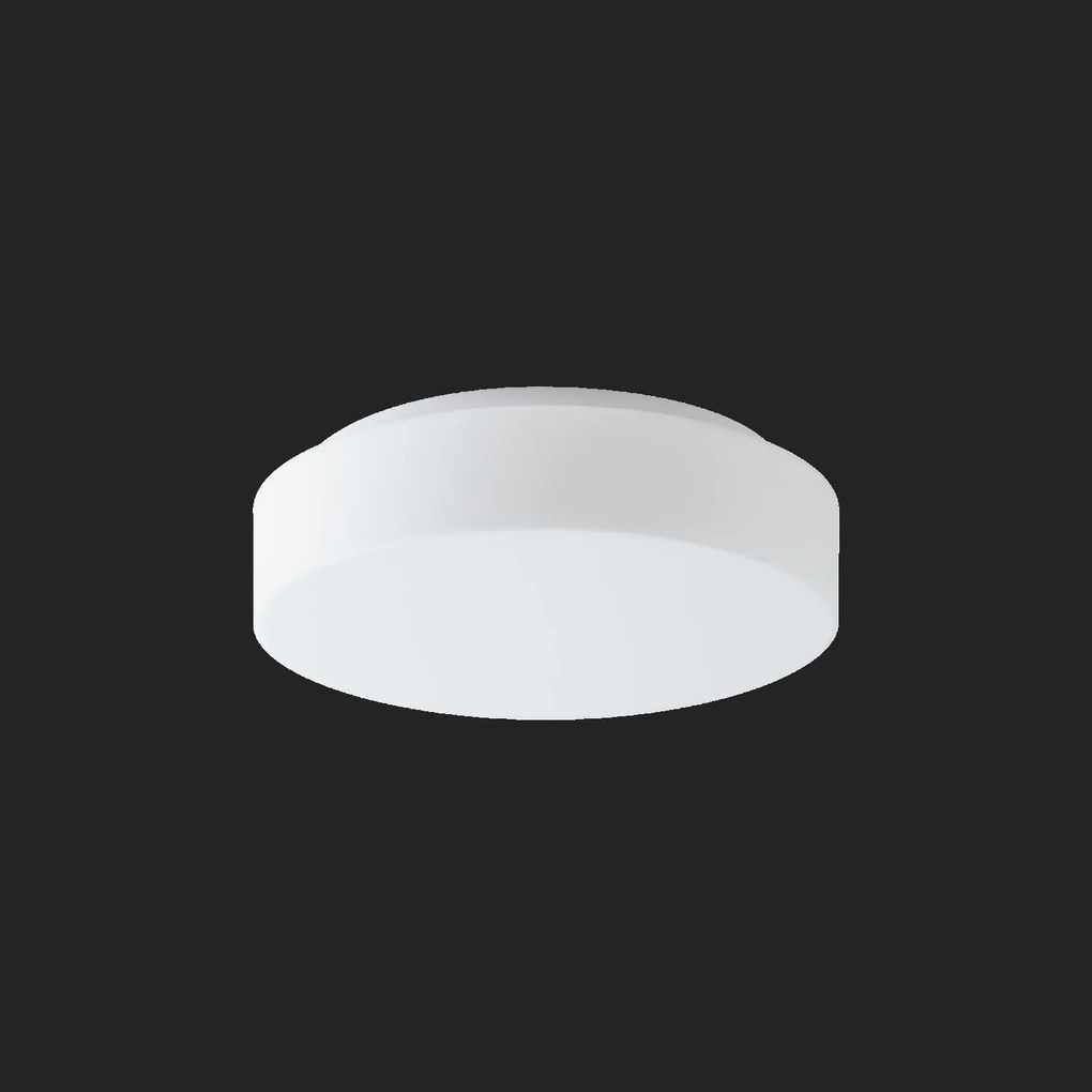 OS ELS70396 ELSA 2 IP stropní/nástěnné skleněné svítidlo bílá IP65 3000 K 11W LED nouzové kombinované 3 h (původní kód OS 70396) - OSMONT