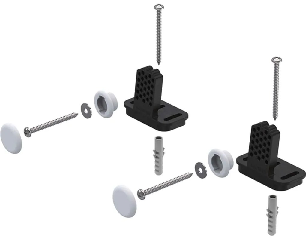 Geberit - Upevňovací materiál pro stojící WC a stojící bidet, upevnění zboku 500.100.00.1