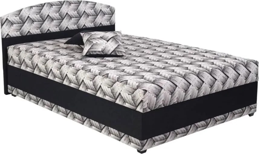 Pohoda Čalouněná postel HELEN s úložným prostorem, francouzské lůžko | Látka: Alfa 11,Šířka matrace: 120 cm