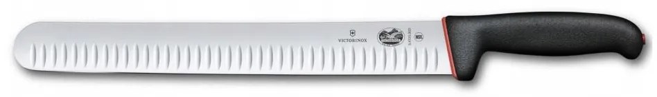Victorinox - Kuchyňský nůž plátkovací DUAL GRIP 30 cm černá