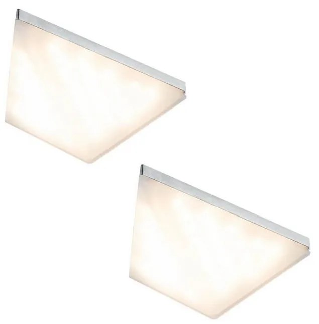 Paulmann | Paulmann 93584 - SADA 2xLED/6,2W IP44 Podlinkové svítidlo KITE 230V | W2718