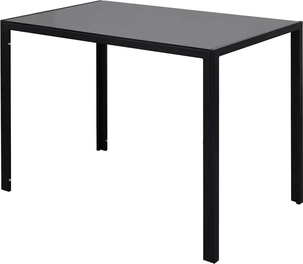 Pětidílný jídelní set černobílý 242989