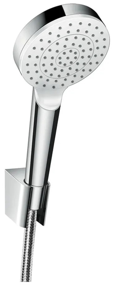 Hansgrohe Crometta, sprchový set 100 1jet s hadicí 1600 mm, bílá/chromová, HAN-26567400