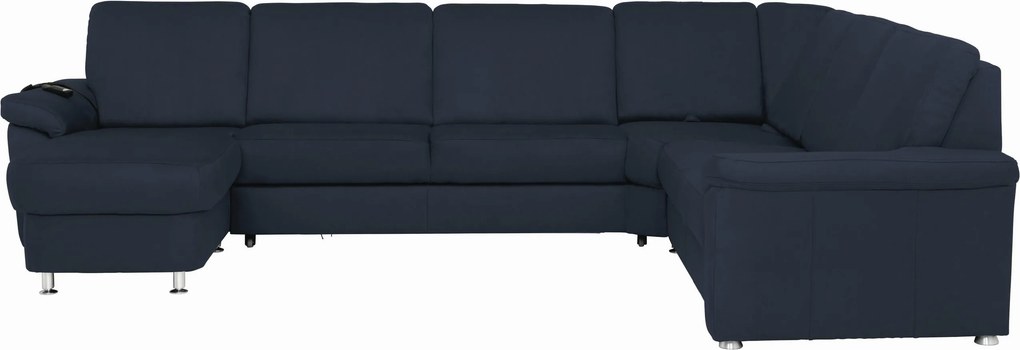 XXXLutz SEDACÍ SOUPRAVA, textil, modrá Beldomo System - Sedací soupravy - 000436001817
