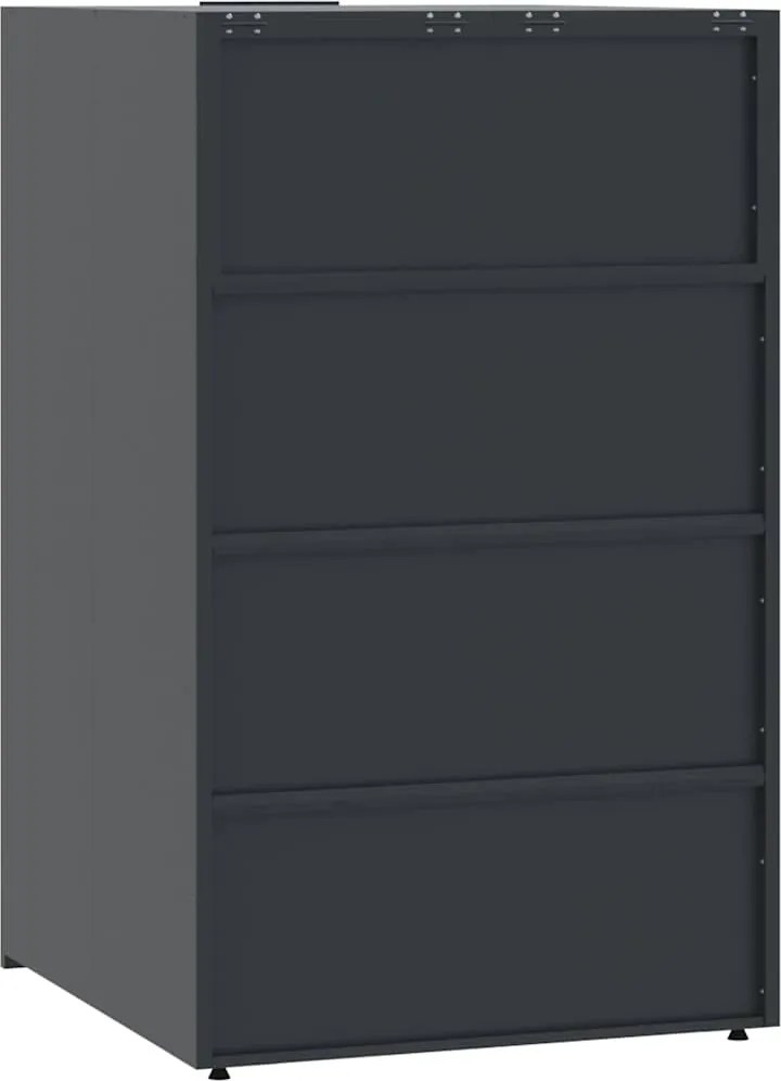 Box na 6 popelnic popelnic 414 x 79 x 117 cm ocel 3279986
