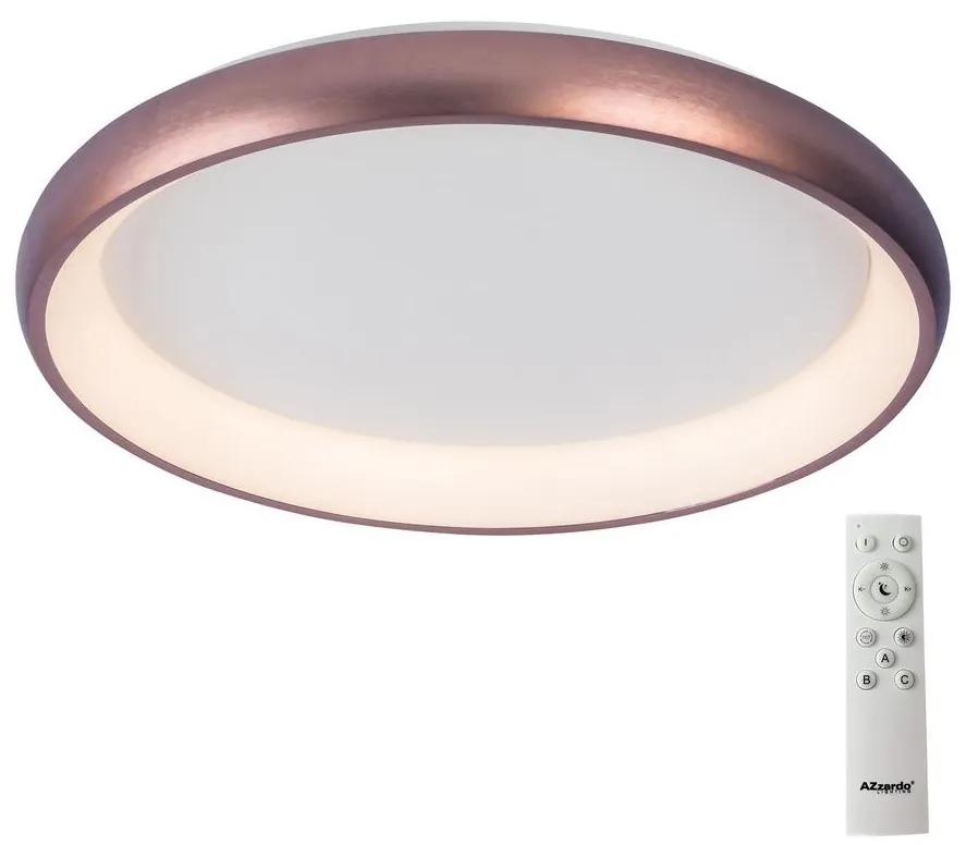 Azzardo | Azzardo AZ5074 -LED Stmívatelné stropní svítidlo ANTONIO LED/80W/230V hnědá + DO | AZ5074