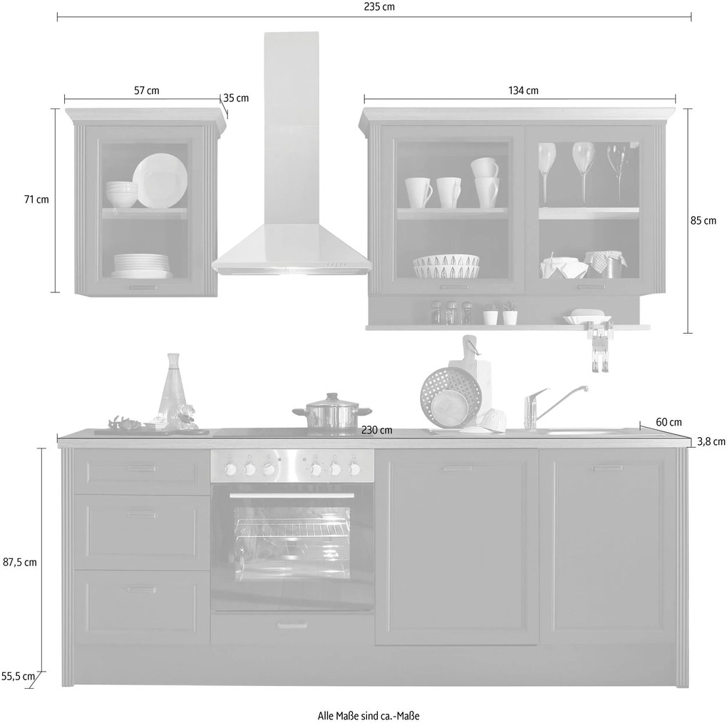 TOTO Kuchyňská linka AMELI 235 cm