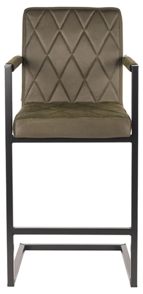 LABEL51 barová židle DENMARK armádní zelená Color: Army green UK-30.292