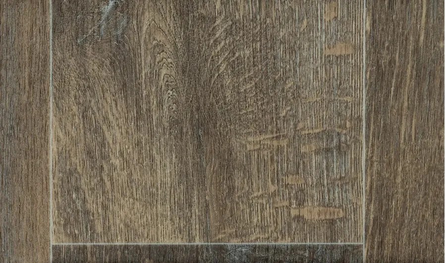 BEAUFLOR PVC podlaha - lino Toptex Texas Oak 620D - tmavě hnědé dřevo - řez šíře 5 m x délka 3,47 m