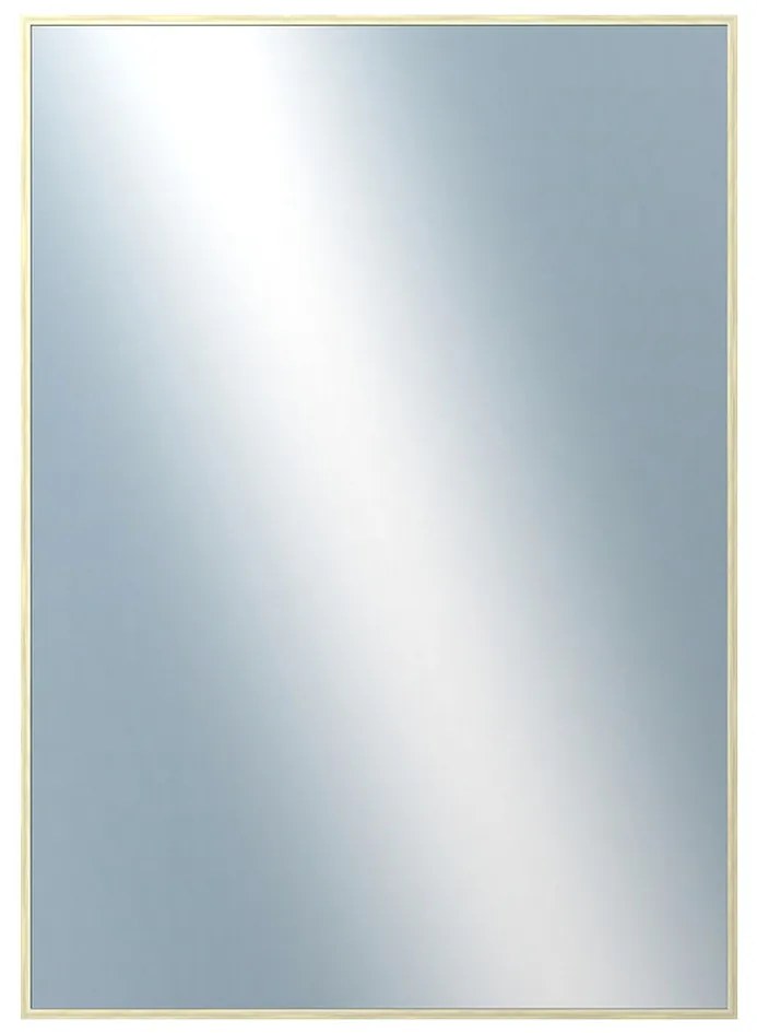 DANTIK - Zarámované zrcadlo - rozměr s rámem cca 50x70 cm z lišty Hliník zlatá lesklá | P01-001 (7001001)