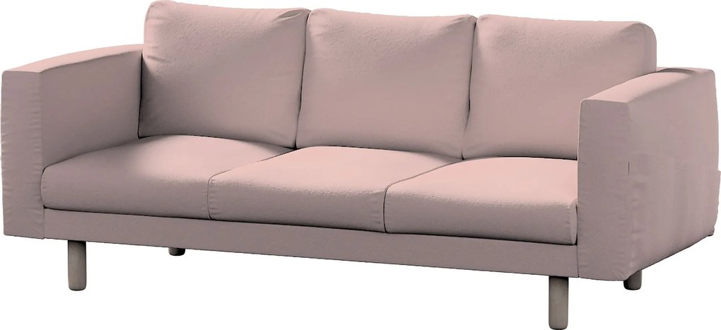 Potah na pohovku IKEA Norsborg 3-místná barva růžová látka pletený vzor