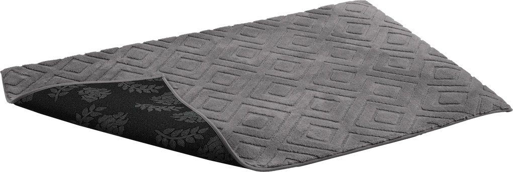 Livarno® Koberec s vysokým vlasem, 80 x 150 cm (šedá)